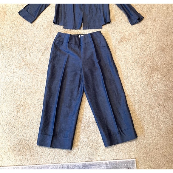 Via Seta | Other | Via Seta Wide Leg Pants And Jacket | Poshmark